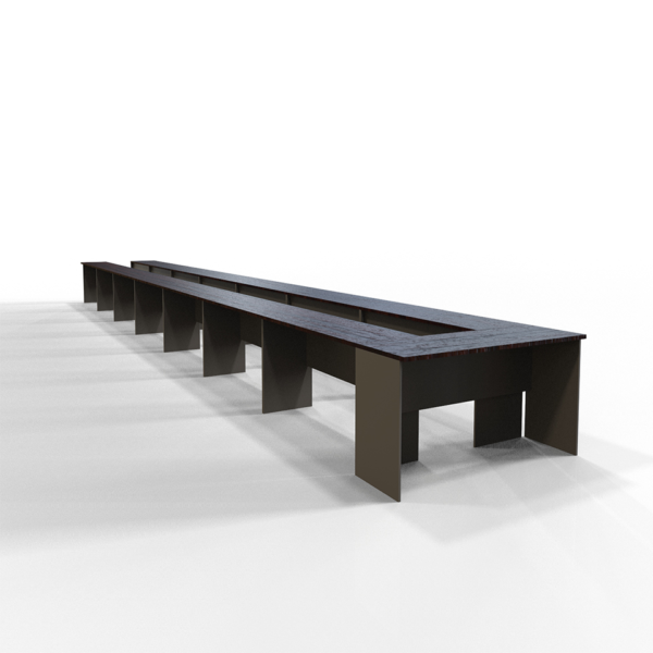 Conference Table in Side Panel - Anthro Office Systems